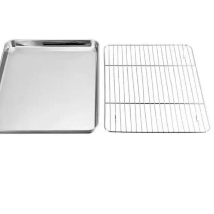 Jual cooling rak dan loyang peniris makanan ukuran 40x30 cm Terbaru ...