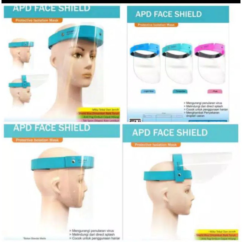 Jual APD Face Shield Fujima original warna baru | Shopee Indonesia