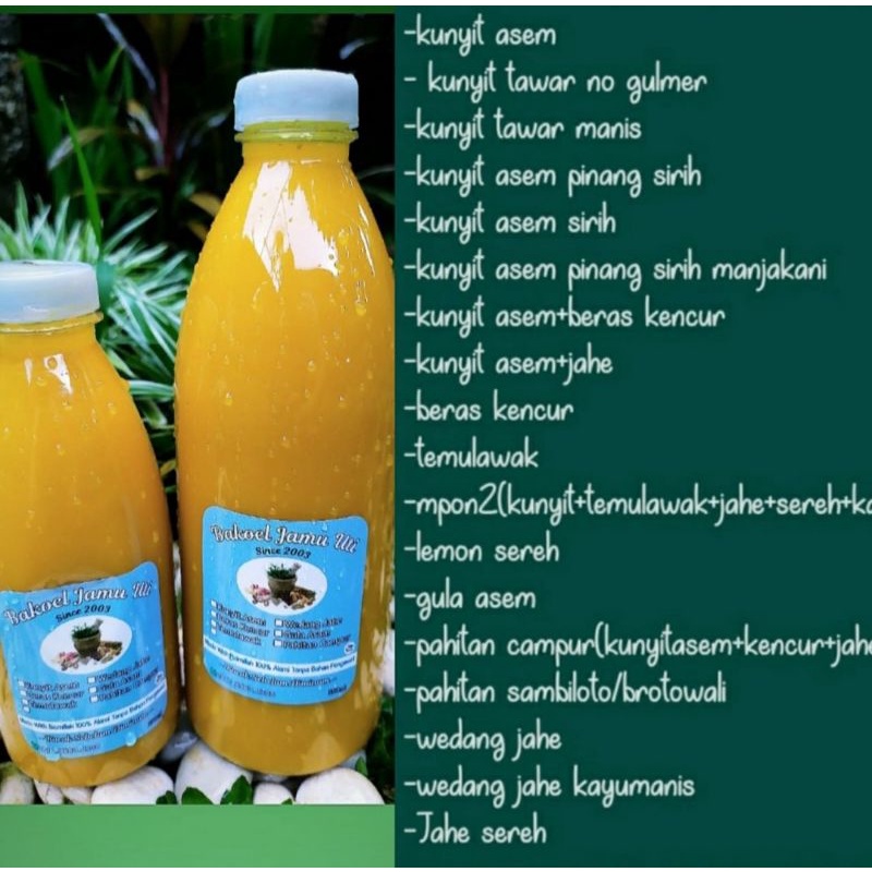 Jual Aneka Jamu Tradisional Fresh Tanpa Bahan Pengawet | Shopee Indonesia