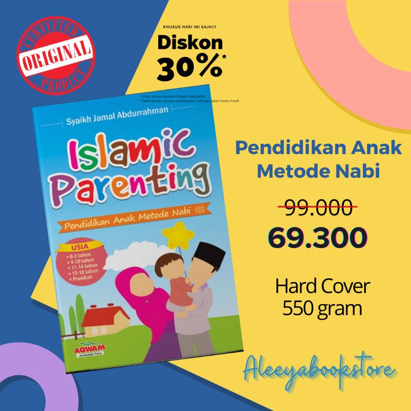 Jual Buku Islamic Parenting : Pendidikan Anak Metode Nabi - Hard Cover | Shopee Indonesia
