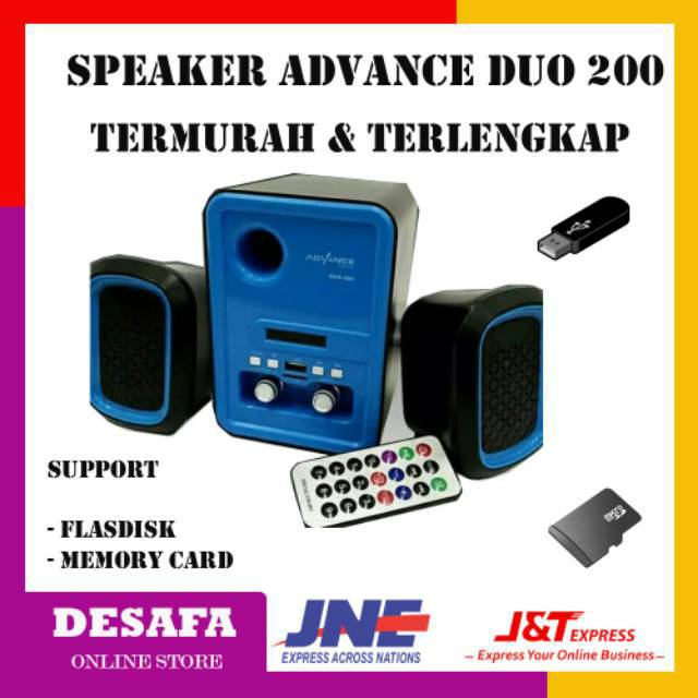 Jual Speaker spiker speakers Multimedia Advance advan Duo 200 ForPC ...