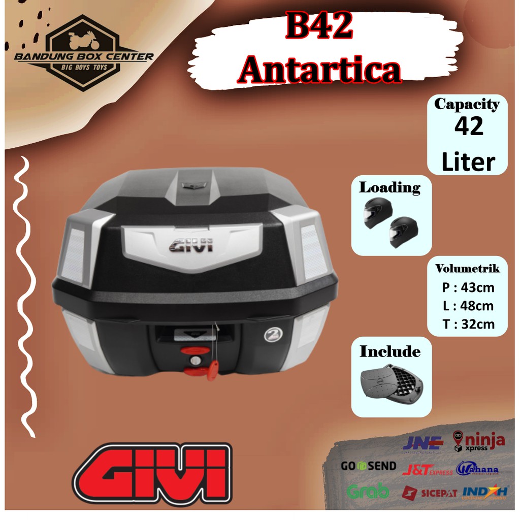 Jual Box Motor atau Box Touring Givi B42 Antartica B 42 | Shopee Indonesia