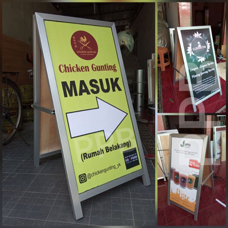 Jual Signboard/ Display Banner/ Papan Promosi | Shopee Indonesia