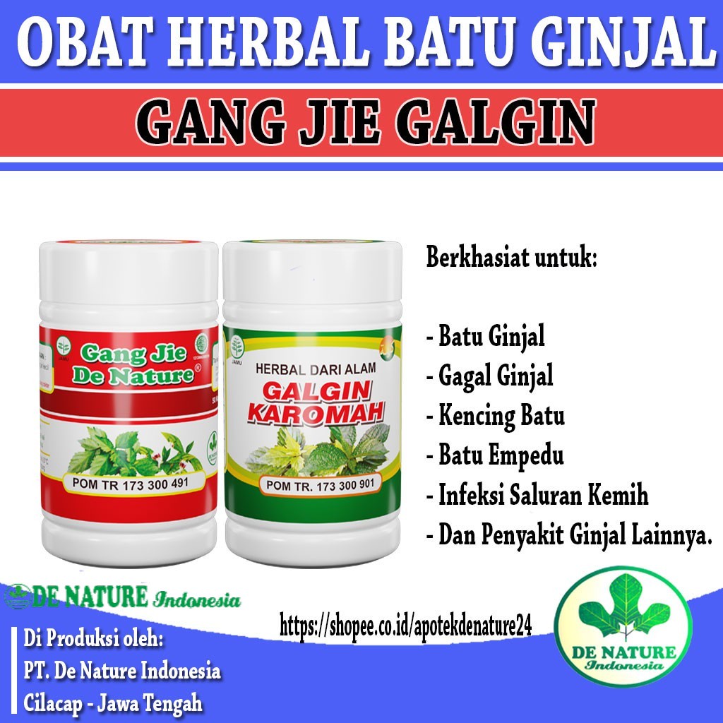 Jual Obat Batu Gagal Ginjal Kencing Batu Penghancur Batu Ginjal Herbal Asli Gangjie Galgin ...