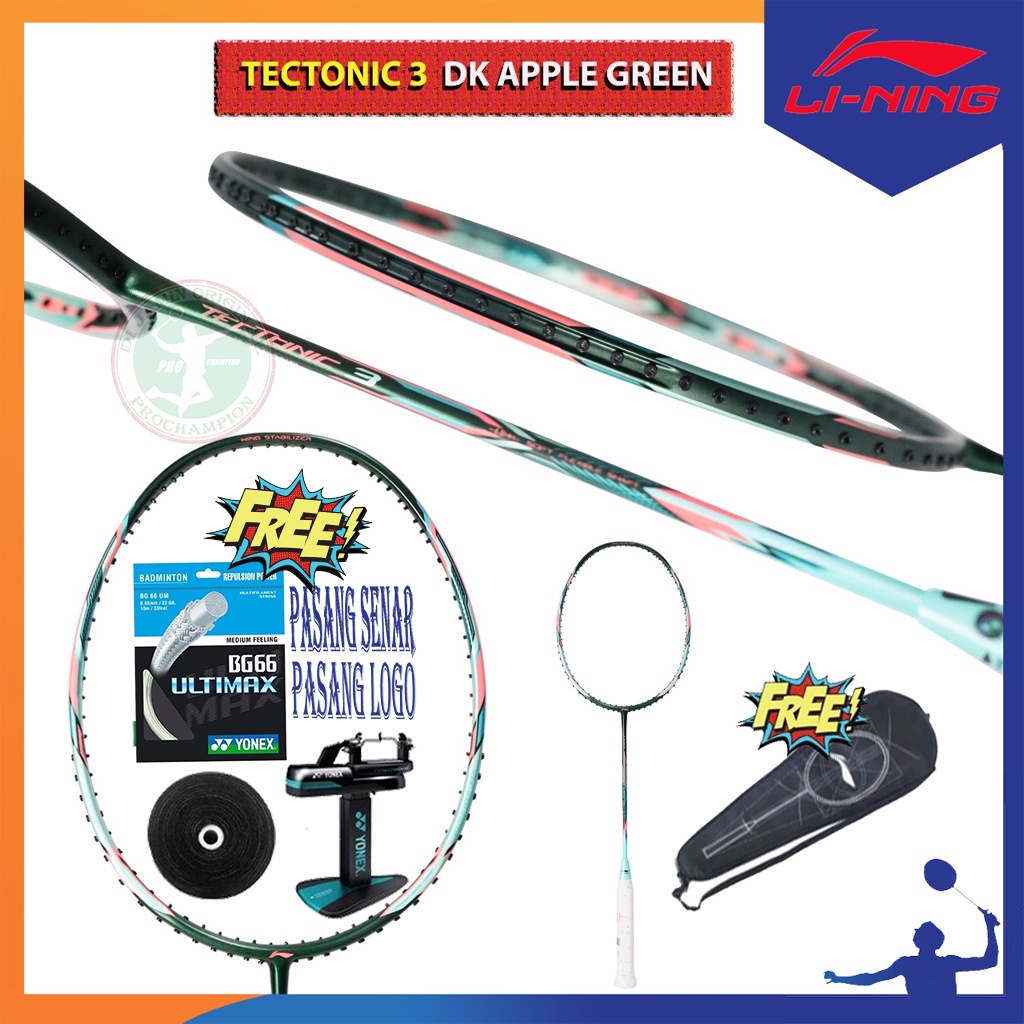 Jual LINING Tectonic 3 Raket Badminton Original | Shopee Indonesia