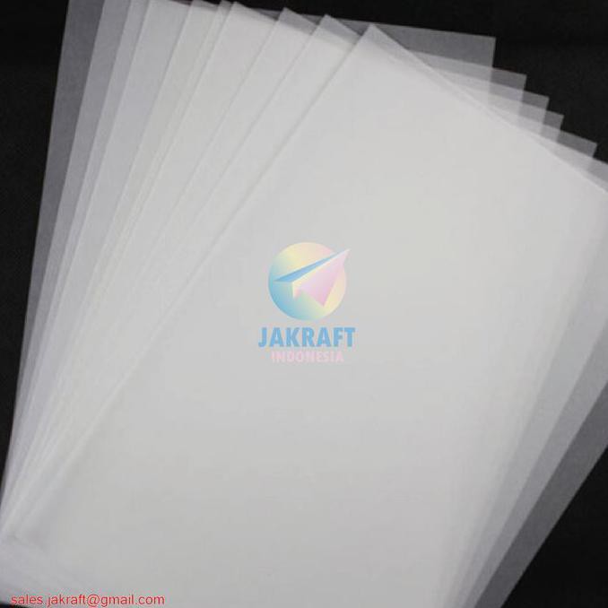 Jual Kertas Kalkir A4 100 Gram Gsm Putih Transparan Impor GLAMA Diamant ...