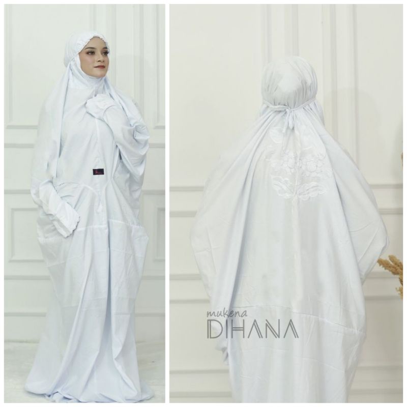 Jual MUKENA TERUSAN DEWASA PUTIH SIMPEL KATUN MIKRO PREMIUM | MUKENAH ...