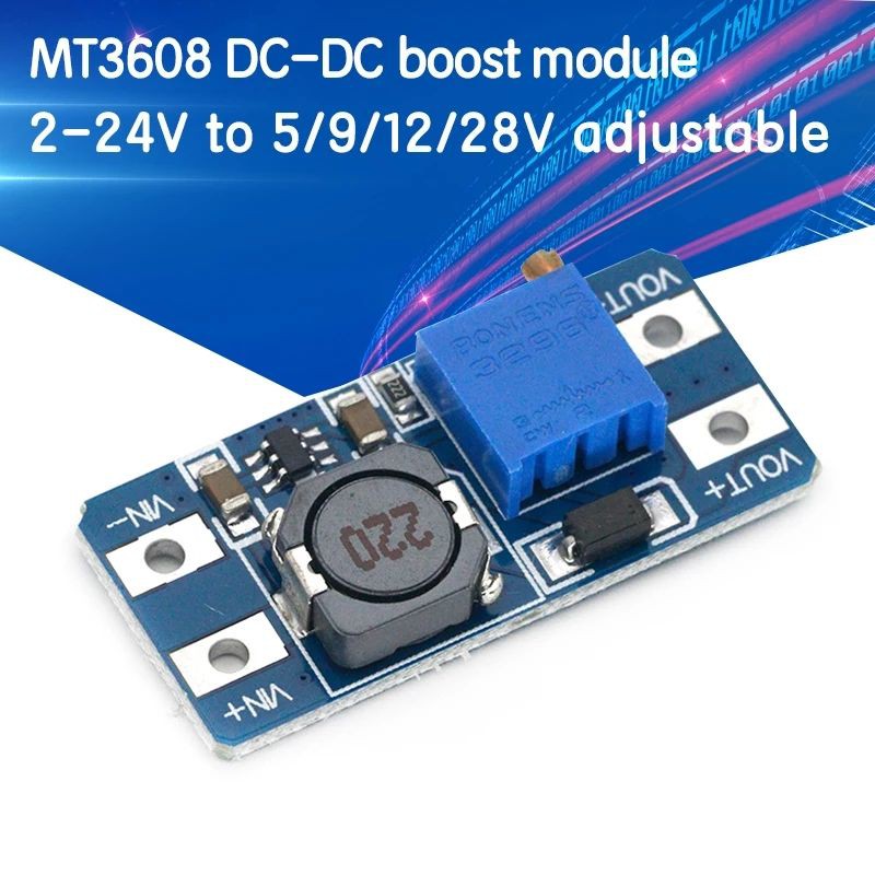 Jual Modul MT3608 Step Up 2A Power Booster Regulator DC MT 3608 Mini ...