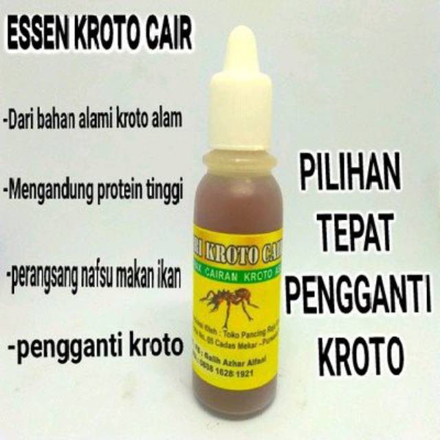 Jual kroto cair biang kroto alam essen kroto produk RAJA KROTO | Shopee ...