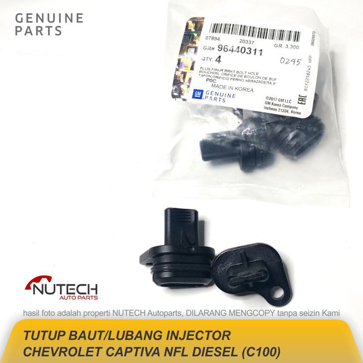 Jual Tutup Baut (Plug / Cover) Lubang Injector Injektor Captiva Diesel ...