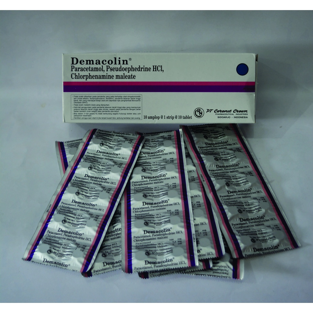 Jual Demacolin Tablet (Obat Flu, Demam dan Sakit Kepala) | Shopee Indonesia