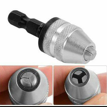 Jual Kepala Bor Mini 0.3mm - 6.5mm Adapter mata Bor Kecil quick change ...