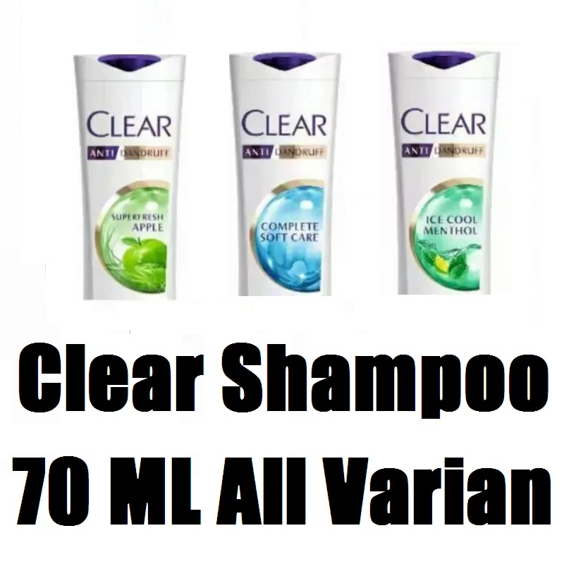 Jual Clear Shampoo 70 ml All Varian - Shampo Clear 70 ml | Shopee Indonesia