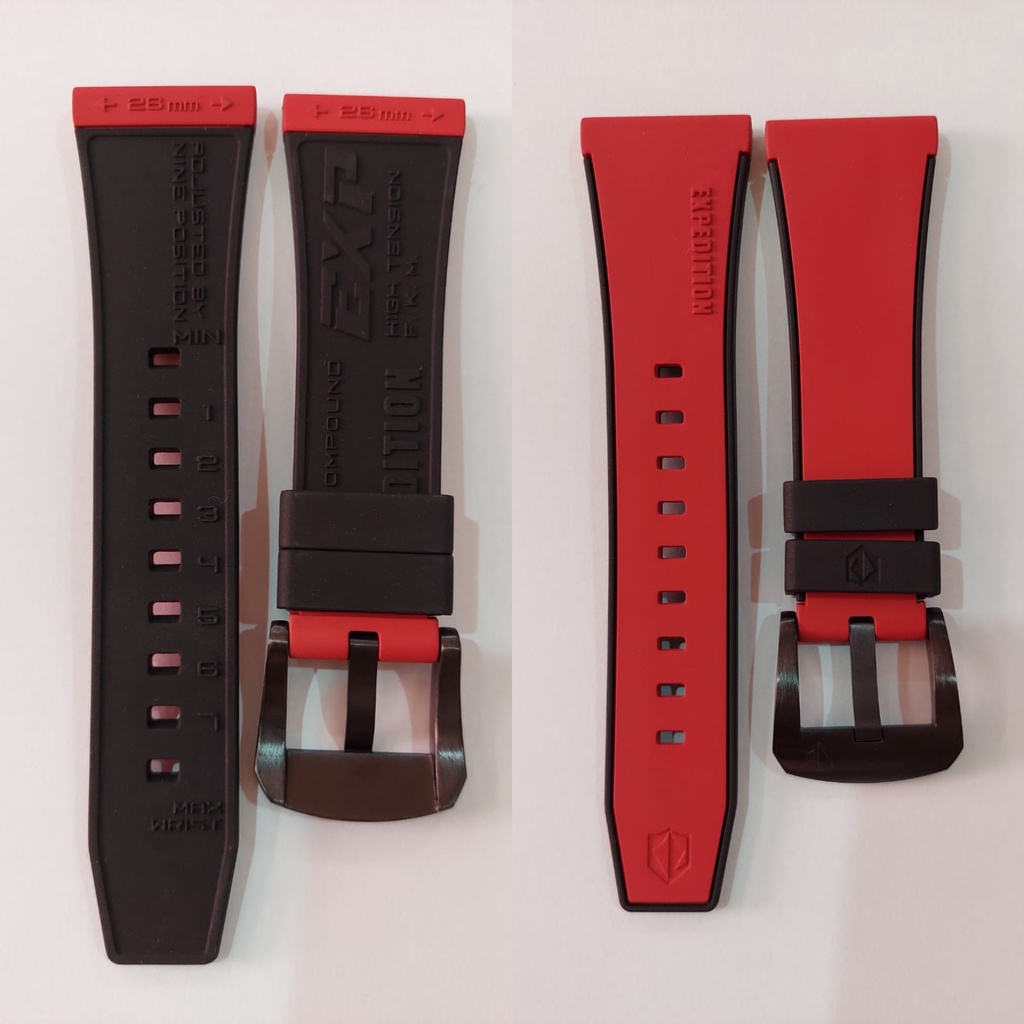 Jual STRAP/TALI RUBBER JAM TANGAN EXPEDITION 6800 E6800 UKURAN 26MM ...