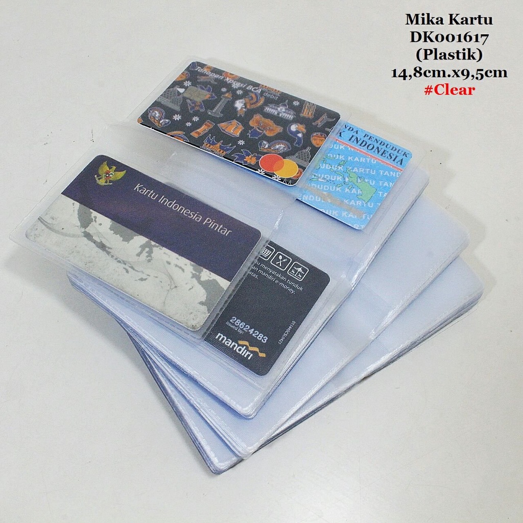 Jual Ready Dompet Kartu Card Holder | Plastik Mika isian Dompet Kartu 11 Slot | Shopee Indonesia