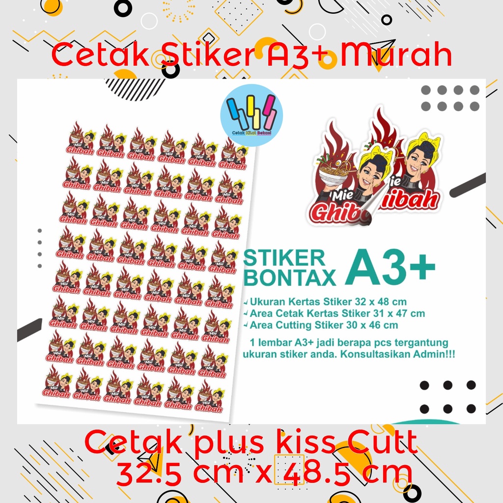 Jual Stiker Cromo A3 + Murah (Cocok untuk Label Kemasan) | Shopee Indonesia