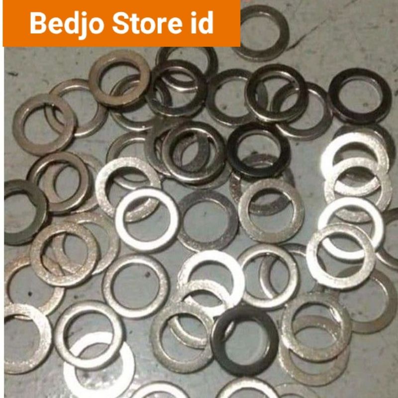 Jual ring tembaga baut 14 warna putih/ring tembaga m10 baut 14/ring ...