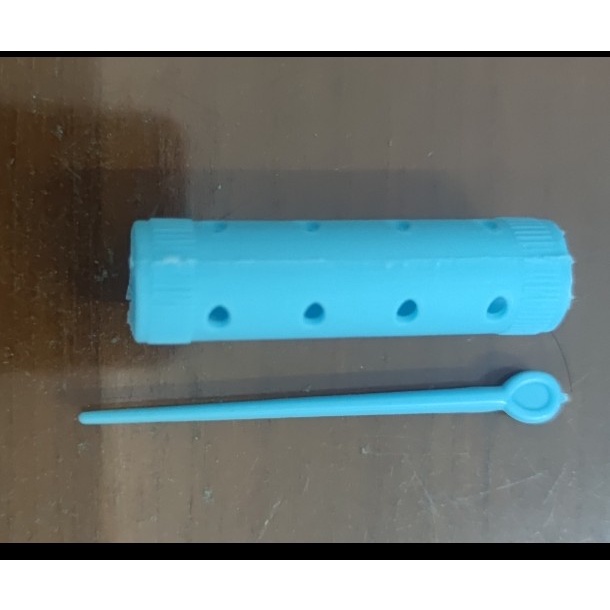 Jual ROLL RAMBUT BIRU / hair roller satuan | Shopee Indonesia