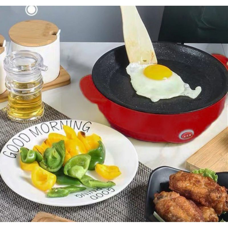 Jual Teflon Listrik Alat Panggang Listrik Electric Grill Pan Korean BBQ ...