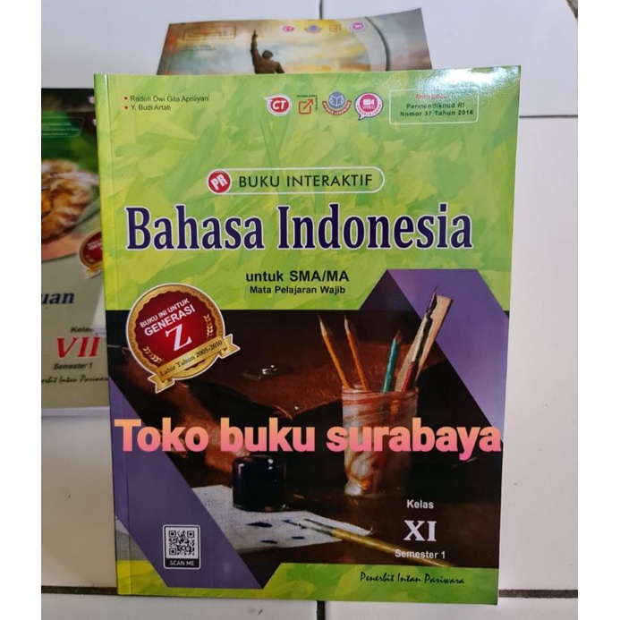 Jual Buku lks pr interaktif bahasa indonesia kelas XI,11 Semester 1 tahun 2022 kurikulum merdeka ...