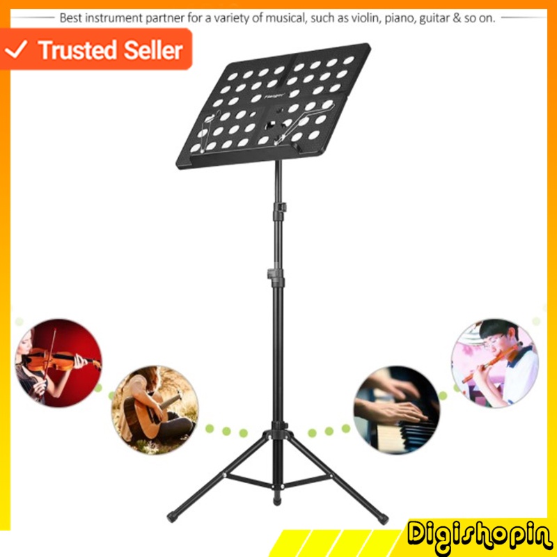 Jual Portable Tripod partitur Buku Stand Partitur Sheet Musik Panjang ...