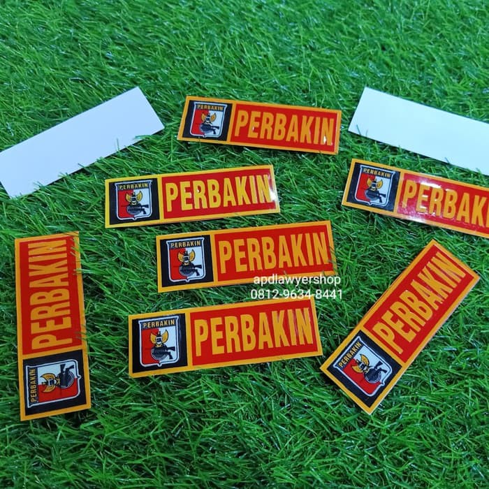 Jual Stiker Tempelan Sticker Stiker PERBAKIN timbul vnyl embos satuan ...