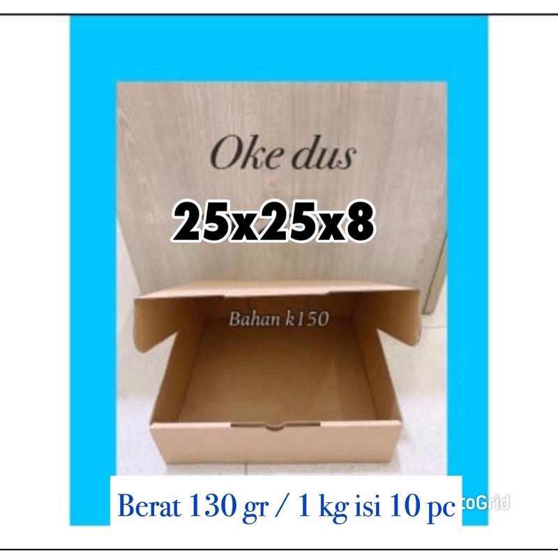 Jual dus 25x25x8 die cut box packing murah | Shopee Indonesia