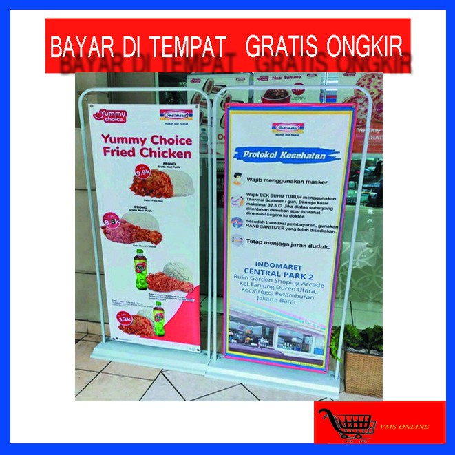 Jual Rangka Stan Standing Door frame Doorframe Benner Banner Besi ...