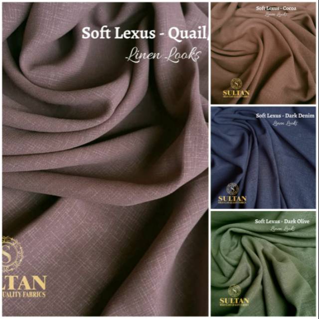 Jual Kain Soft Lexus Embos LINEN | Shopee Indonesia