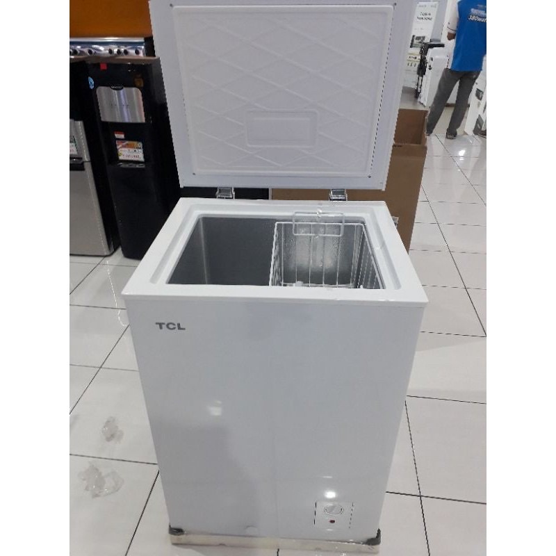 Jual Freezer box TCL 100 liter chest freezer lemari es kulkas beku TCF ...