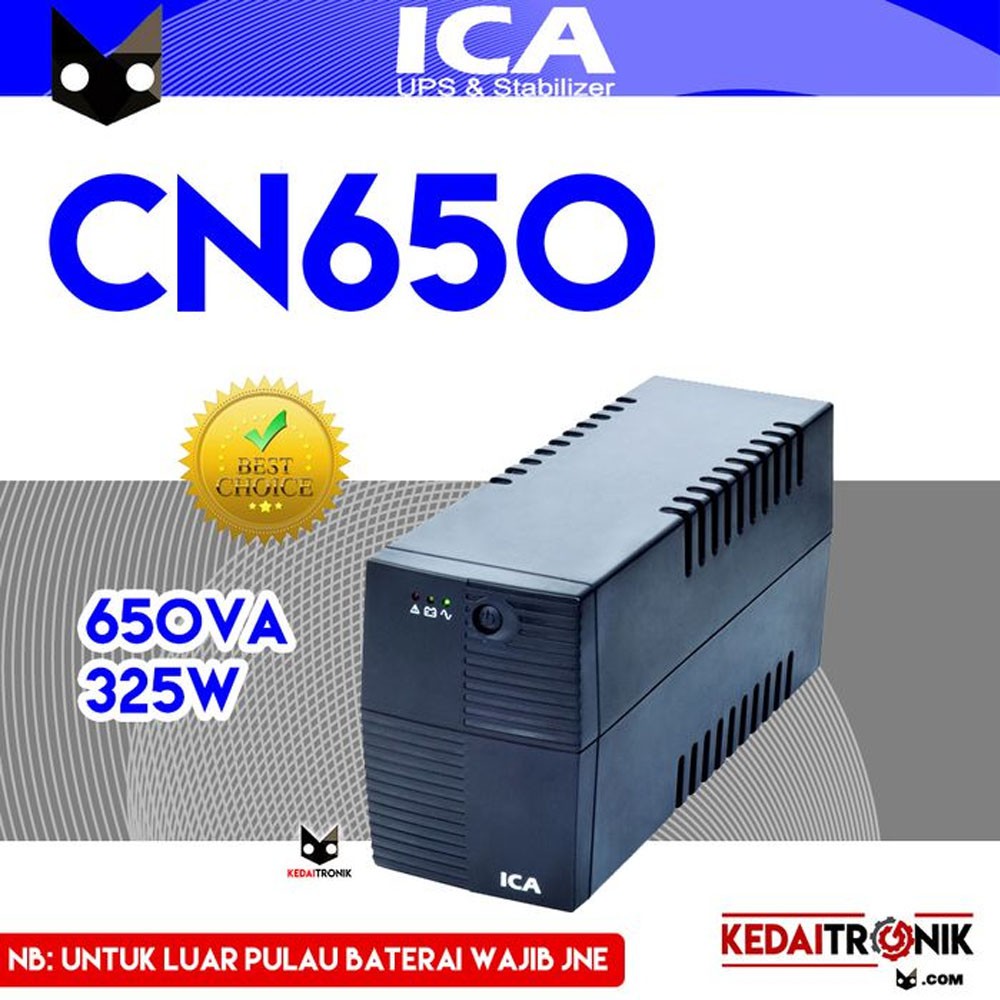 Jual UPS ICA CN650 Power Supply 650VA 650 325W Stabilizer AC Inverter ...
