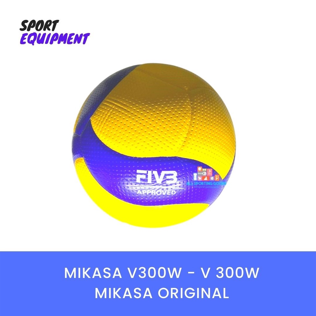 Jual BOLA VOLY VOLI MIKASA V300W - V 300W MIKASA ORIGINAL MADE IN ...