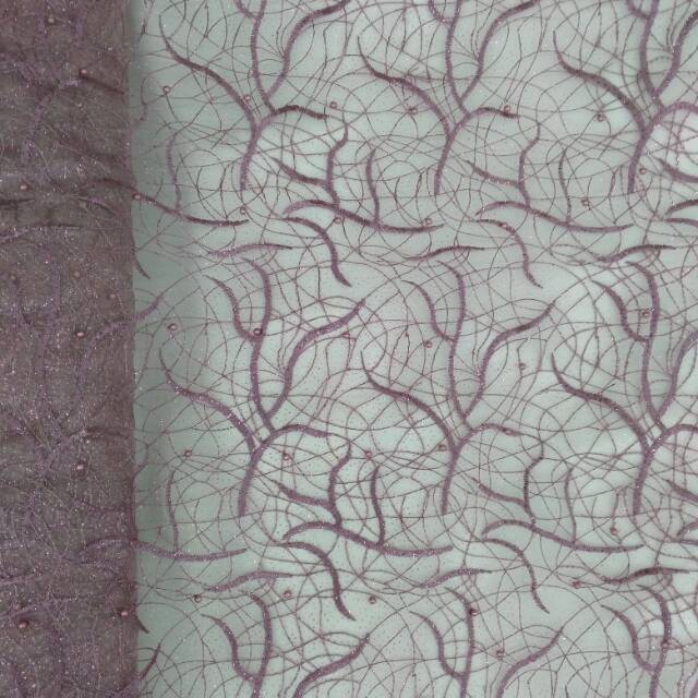 Jual kain kebaya tulle mutiara motif akar | Shopee Indonesia