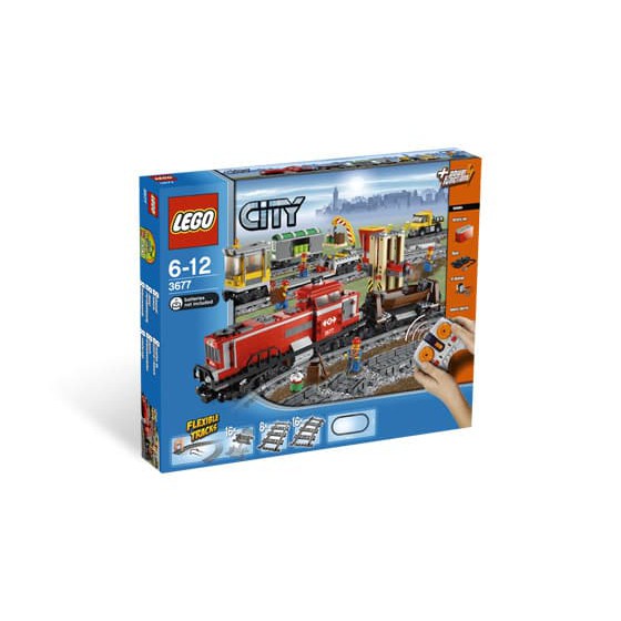 Jual LEGO 3677 - City - Red Cargo Train | Shopee Indonesia