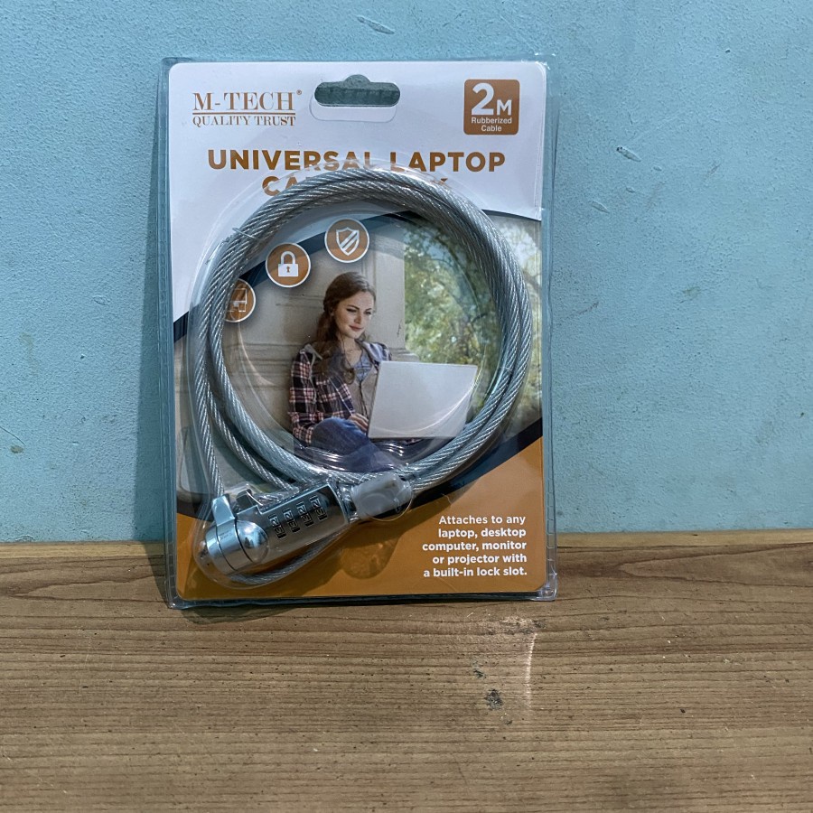 Jual M-Tech Kunci Pengaman Laptop Notebook security Lock MT-535 MT535 ...