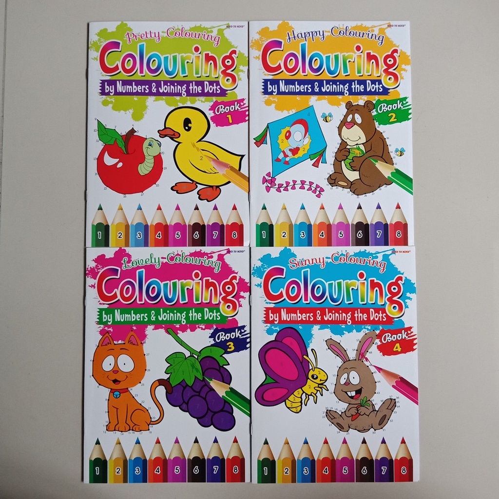 Jual BUKU COLOURING BY NUMBERS & JOINING THE DOTS 1 - 4 (PILIHAN PER ... Jual BUKU COLOURING BY NUMBERS & JOINING THE DOTS 1 - 4 (PILIHAN PER ...