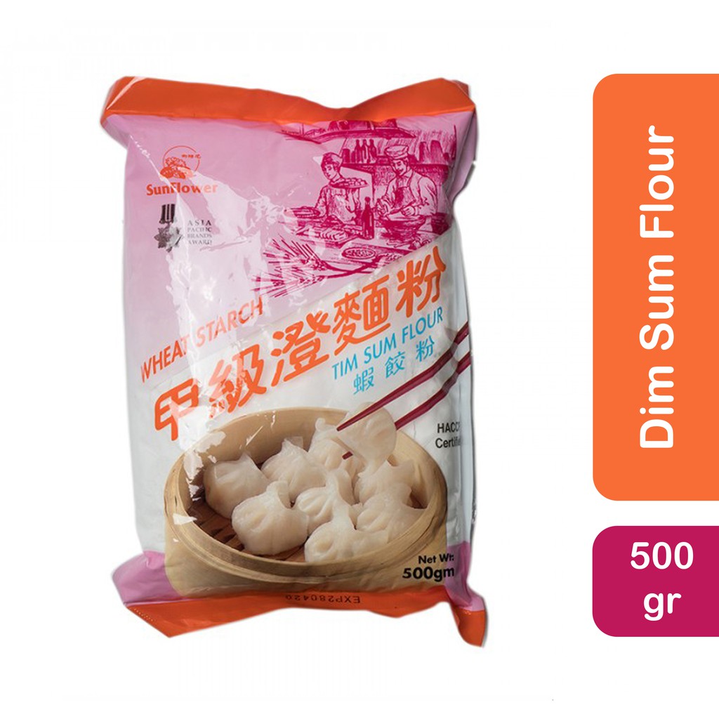 Jual Sunflower Tim Sum Flour 500 Gr Wheat Starch Tepung Dim Dimsum ...