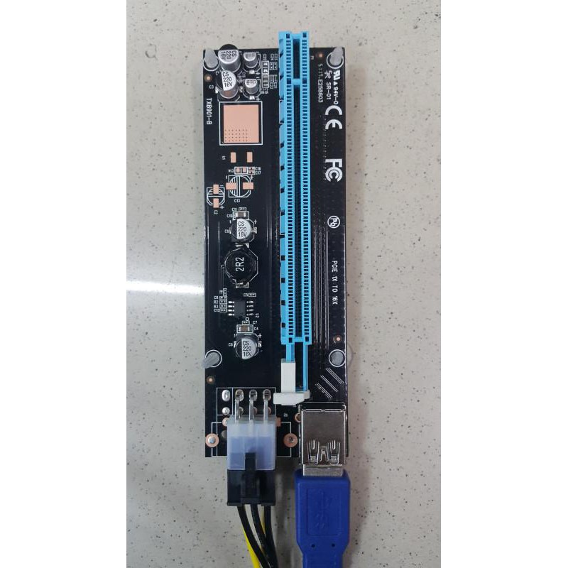 Jual PCI-E / PCIE / PCI EXPRESS RISER CARD USB 3.0 1X TO 16X 6 ...