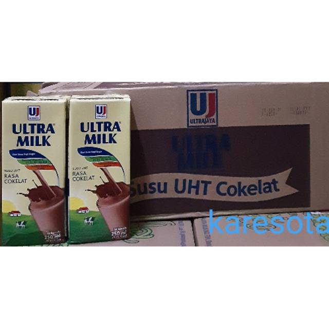 Jual ULTRAJAYA Ultra Milk Susu UHT Coklat 250ml | Shopee Indonesia