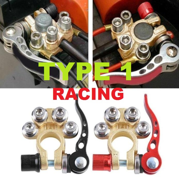 Jual RACING SPORT kepala baterai aki 12V 24V Konektor Terminal Baterai ...