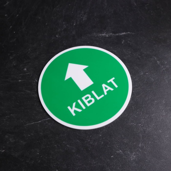 Jual Arah Kiblat Sholat | Papan Sign Board Akrilik - Hijau | Shopee ...