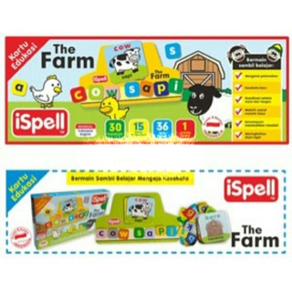Jual Mainan Edukatif / Edukasi Anak - ispell The Farm Hewan Ternak animal | Shopee Indonesia
