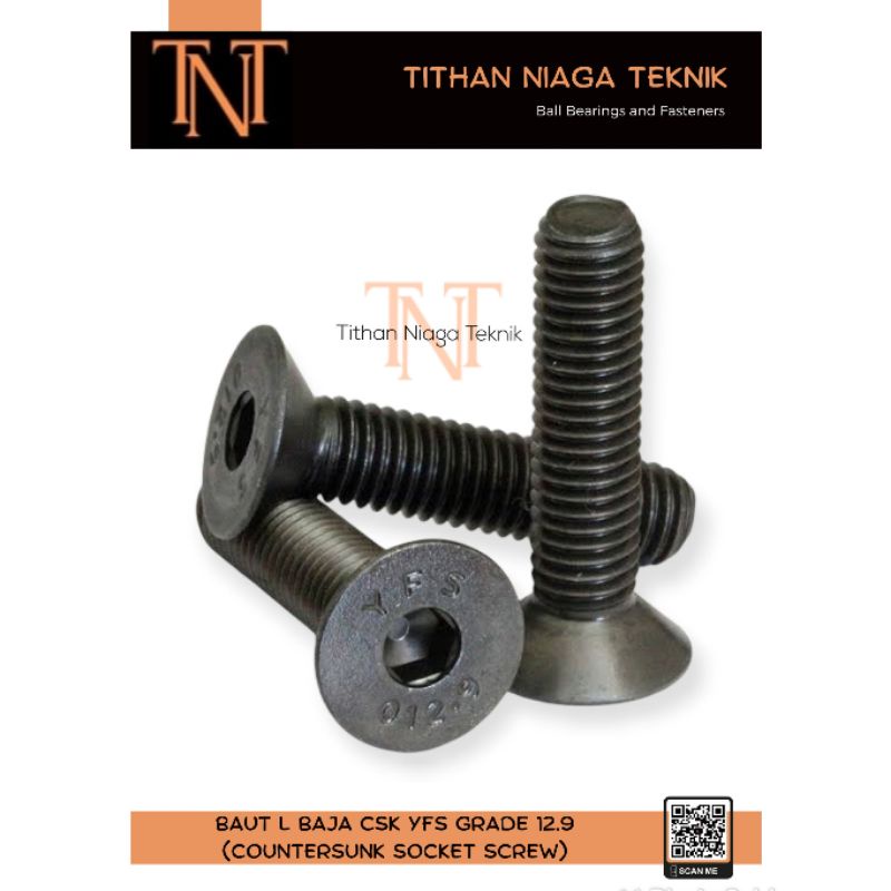 Jual M16x50 drat 2.0 Baut L baja hitam tipe L CSK (verseng/tepar) M16 x 50 mm atau 5 cm | Shopee ...