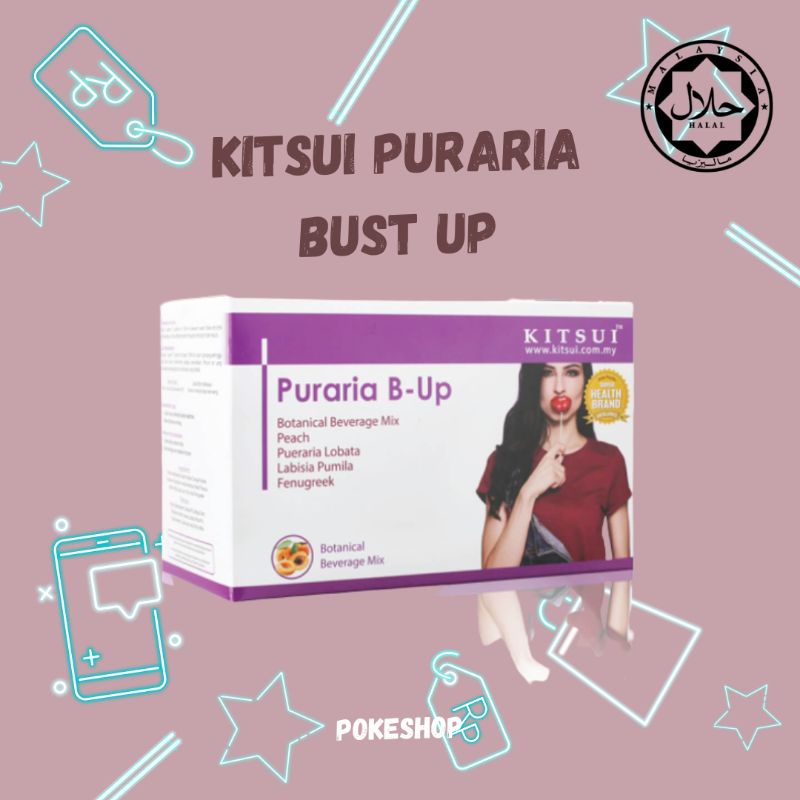 Jual Kitsui Puraria B-Up EXP 03/2025 Suplement Breast Up Bubuk - Sachet ...