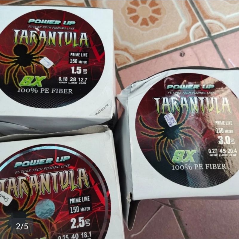Jual pe power up tarantula 150 meter pe fiber | Shopee Indonesia