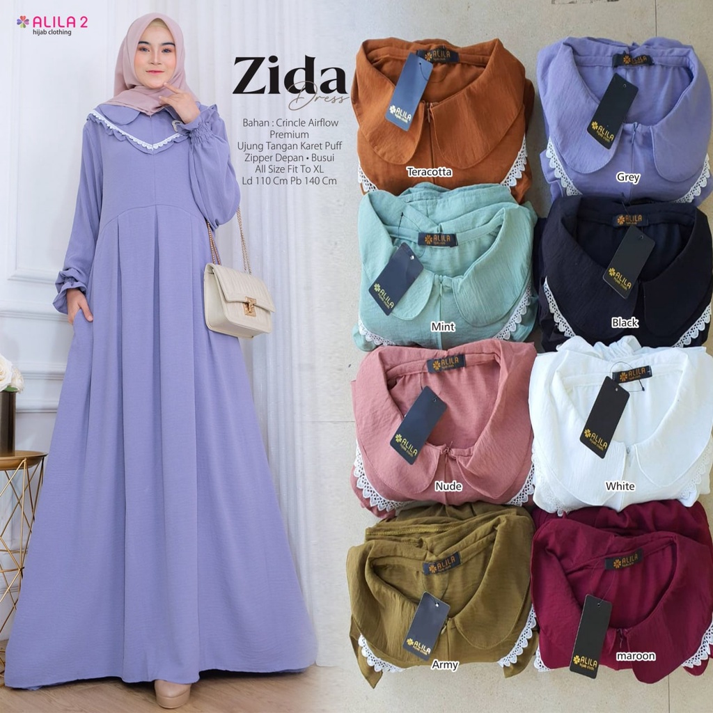 Jual ZIDA DRESS POLOS ORIGINAL BY ALILA | Shopee Indonesia