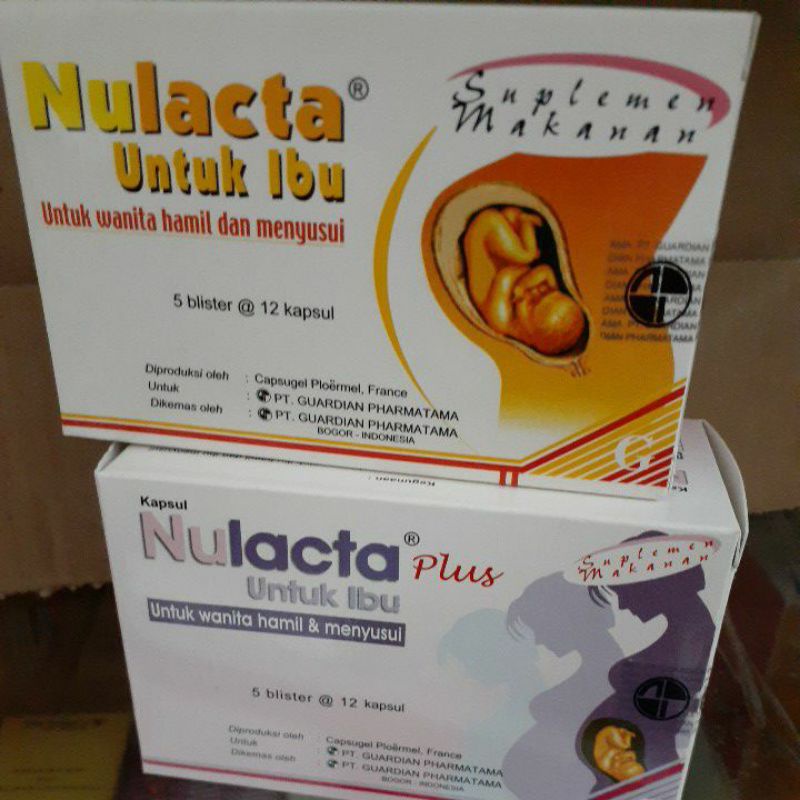 Jual Nulacta Dan Nulacta Plus Vitamin Ibu Hamil Dan Menyusui | Shopee ...