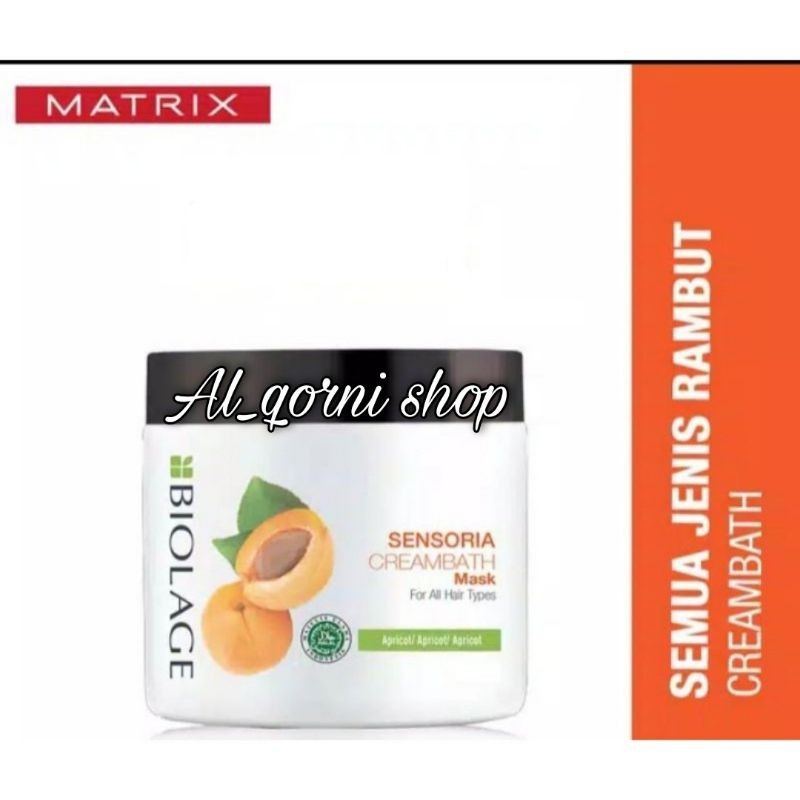 Jual MATRIX Sensoria Care Apricot Creambath 500ml Hair Creambath ...