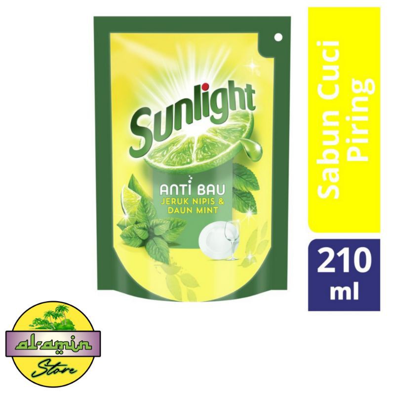 Jual SUNLIGHT SABUN CUCI PIRING ANTI BAU 210ML | Shopee Indonesia