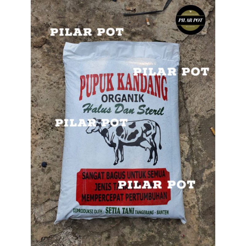 Jual Pupuk kandang sapi merah organik halus dan steril - KEMASAN MERAH ...